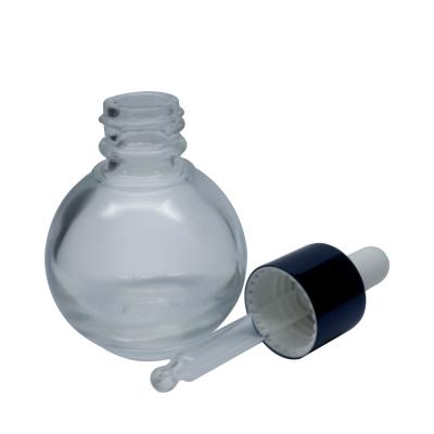 China 30ml 50ml Essential Oil Glass Dropper Bottles With Glass Pipette for sale