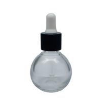 China 30ml 50ml Essential Oil Glass Dropper Bottles With Glass Pipette for sale