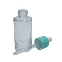 China 30ml 50ml Essential Oil Glass Dropper Bottles With Glass Pipette for sale