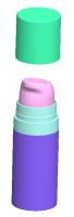 China Plastic Cosmetic Airless Bottles Shatterproof 5ml 10ml 15ml 0.15cc for sale