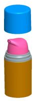 China Lightweight Plastic Airless Pump Bottles For Cosmetics 15ml 30ml 50ml for sale