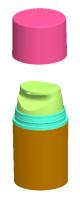 China PP Skincare Cosmetic Airless Pump Bottle Travel Friendly 50ml 100ml 150ml 200ml for sale