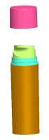 China PP Skincare Cosmetic Airless Pump Bottle Travel Friendly 50ml 100ml 150ml 200ml for sale