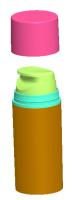 China PP Skincare Cosmetic Airless Pump Bottle Travel Friendly 50ml 100ml 150ml 200ml for sale