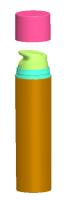 China PP Skincare Cosmetic Airless Pump Bottle Travel Friendly 50ml 100ml 150ml 200ml for sale
