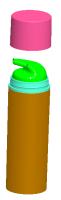 China PP Plastic Cosmetic Airless Bottles Refillable 30ml 50ml 100ml 150ml 200ml for sale