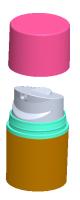 China Shatterproof Cosmetic Airless Pump Bottle 30ml 50ml 100ml 150ml 200ml for sale