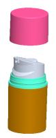 China Shatterproof Cosmetic Airless Pump Bottle 30ml 50ml 100ml 150ml 200ml for sale