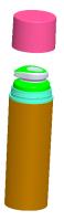 China PP Cosmetic Airless Bottles Travel Friendly 30ml 50ml 100ml 150ml 200ml for sale