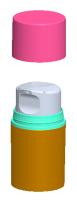 China Plastic Cosmetic Airless Bottles Lightweight 30ml 50ml 100ml 150ml 200ml for sale