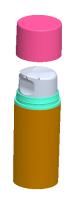 China Plastic Cosmetic Airless Bottles Lightweight 30ml 50ml 100ml 150ml 200ml for sale