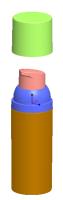 China Custom PP Cosmetic Airless Pump Bottles 15ml 30ml 50ml 75ml for sale