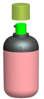 China Cylinder Plastic Cosmetic Airless Bottles Lightweight 30ml 50ml for sale