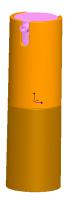China PETG Cap Plastic Airless Bottle 10ml 15ml 20ml 30ml For Dispensing Lotions for sale