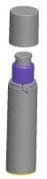 China Plastic Vacuum Pump Bottle Cosmetic Cylinder 30ml 50ml 80ml 100ml for sale