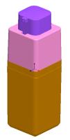 China Rectangular ABS Cosmetic Airless Bottles Lightweight 15ml 30ml for sale