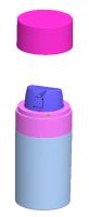 China 30ml 50ml Plastic Airless Cosmetic Pump Bottles Refillable for Lotion Cream for sale
