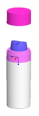 China 30ml 50ml Plastic Airless Cosmetic Pump Bottles Refillable for Lotion Cream for sale