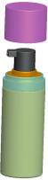 China Custom Printing Plastic Lotion Pump Bottle Leak Proof 50ml 75ml 100ml 120ml 150ml for sale