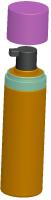 China Leak-Proof Plastic Lotion Bottle with Precise Pump Dispenser and Custom Printing Options for sale