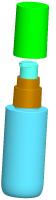 China 12ml/20ml/30ml/40ml/50ml Travel Size Plastic Lotion Bottle with Leak-Proof Design for Skincare for sale