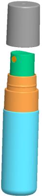 China 12ml Leak-Proof Small Plastic Lotion Bottle with Flip-Top Cap for Travel and Skincare for sale