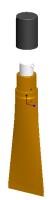 China Plastic Cosmetic Squeeze Tube Leakproof 35ml For Lotion / Cream for sale
