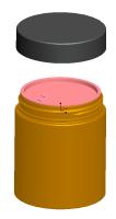 China Lightweight PP Cosmetic Jar 100ml 120ml 200ml 250ml 300ml Cream Container for sale