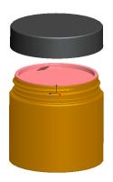 China Lightweight PP Cosmetic Jar 100ml 120ml 200ml 250ml 300ml Cream Container for sale