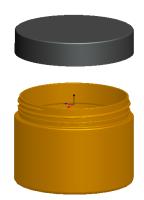 China Good Sealing PP Cosmetic Container Shatterproof 240ml 350ml 900ml for sale