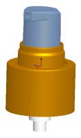 China M20/410 M24/410 PP Airless Makeup Pump Leakproof Corrosion Resistant for sale