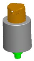 China OEM PP Airless Cosmetic Pump Leakage Proof M20/410 0.23cc Spray Volume for sale