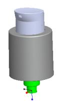 China OEM Plastic PP Cosmetic Airless Pump Leakproof M20/410 For Creams Dispensing for sale