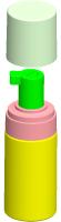 China Custom Printing Cosmetic Foamer Bottle With Pump Head 30ml 50ml for sale