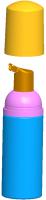 China 30ml 50ml PP Foamer Bottle Leakproof With Pump Head Cap for sale