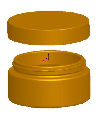 China Transparent Cream Cosmetic Glass Jar With Lids Leakproof 120ml for sale