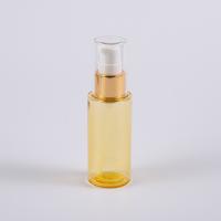 China Semi-Transparent Color Round Shape 50ml PETG Thick Wall Lotion Bottle With Pump for sale
