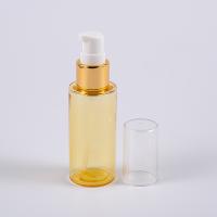 China Semi-Transparent Color Round Shape 50ml PETG Thick Wall Lotion Bottle With Pump for sale