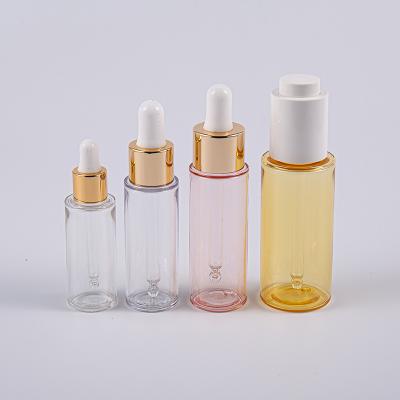 China Travelling Slim PETG Lotion Bottle 10ml 20ml 30ml 50ml With Pump for sale