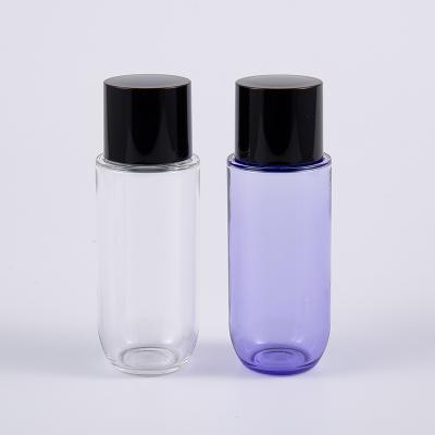China Sample Gift PETG Cosmetic Bottles Sleek Round Clear 20ml for sale