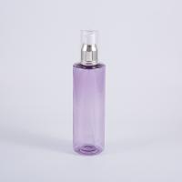 China 200ml Transparent Purple Facial Toner Bottle - Recyclable PET Cosmetic Bottle for Skincare for sale