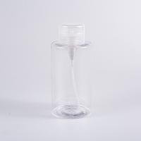 China 200ml Capacity Crystal-Clear Transparent PET Makeup Remover Bottle with Durable PET Material for sale