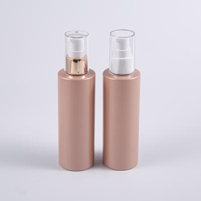 China Cosmetics PET Plastic Bottle 120ml With Sprayer Pump for sale