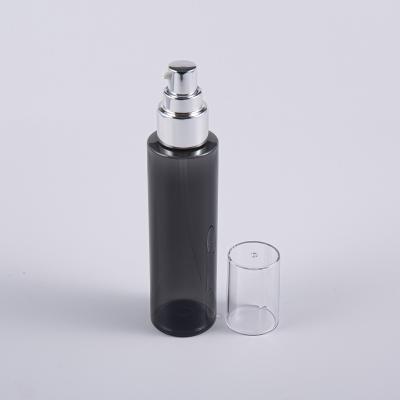 China Portable Container Designed 120ml Round Cleansing Toner Bottle for sale