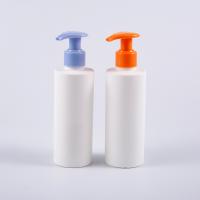 China Frost White Round 200ml PE Hand Wash Pump Lotion Cleansing Bottle for sale