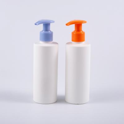 China Frost White Round 200ml PE Hand Wash Pump Lotion Cleansing Bottle for sale