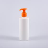 China Frost White Round 200ml PE Hand Wash Pump Lotion Cleansing Bottle for sale