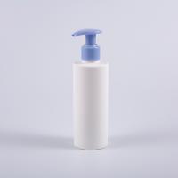 China Frost White Round 200ml PE Hand Wash Pump Lotion Cleansing Bottle for sale
