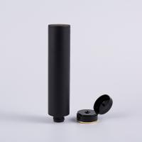 China Black Soft Touch Round Inverted 250ml PE Hair Conditioner Cleansing Bottle With Flip Top Cap for sale