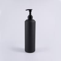 China White And Black Soft Touch Round Large Size 1000ml PE Cleansing Pump Bottle for sale